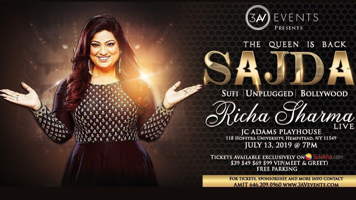 Richa Sharma Live in Concert in NY Concerts/Music in Hempstead on Jul ...