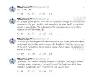 Riky Rick calls out Stogie T 'stop tryna claim niggaz success ...