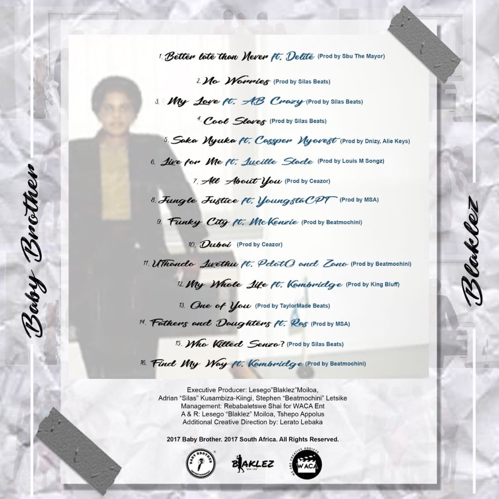 STREAM: Blaklez delivers his awaited third studio album 'Baby Brother ...