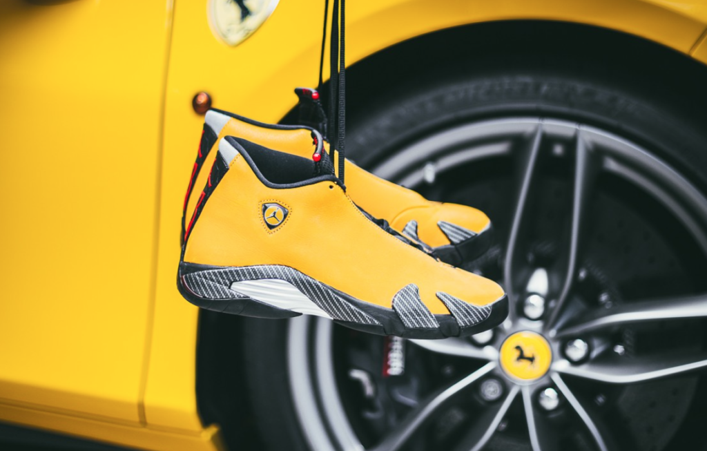 WHERE TO BUY: the "Yellow Ferrari" Air Jordan 14 this Saturday ...
