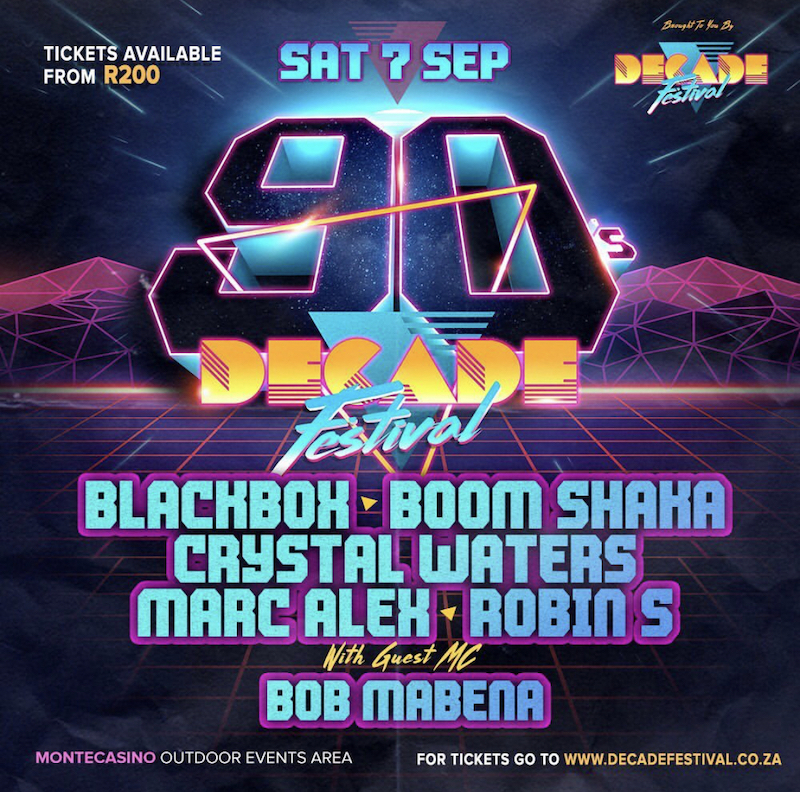 Robin S, Crystal Waters, Black Box, Bob Mabena, DJ Fresh to headline ...