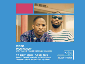 PUMA x SELECT STUDIOS: Video Workshop with Thabo & Thabiso [YoMzansi ...