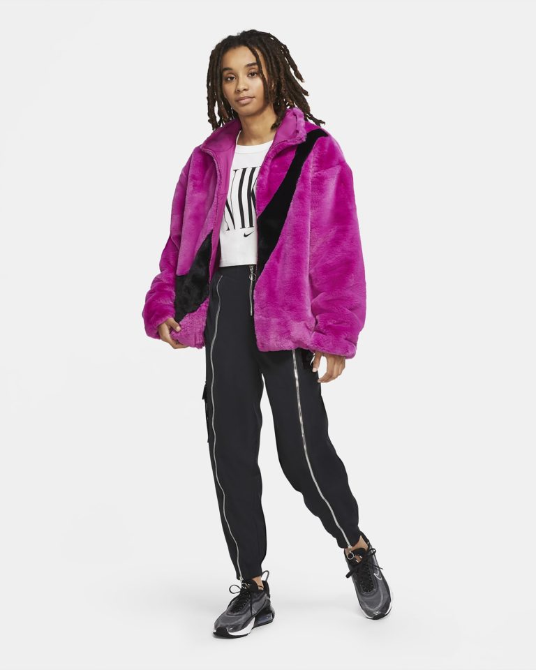 Here's a look at the upcoming Nike Faux Fur Jacket collection ...