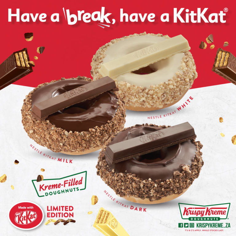 Krispy Kreme introduces limited Kit Kat Doughnut range - YOMZANSI. Documenting THE CULTURE