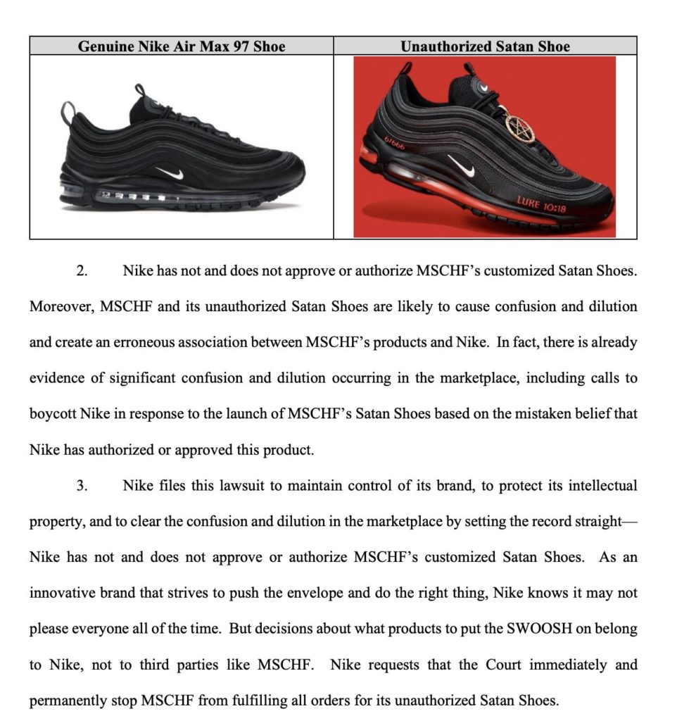 Nike is suing MSCHF over Lil Nas X 'Satan Shoes' that contain 'human ...