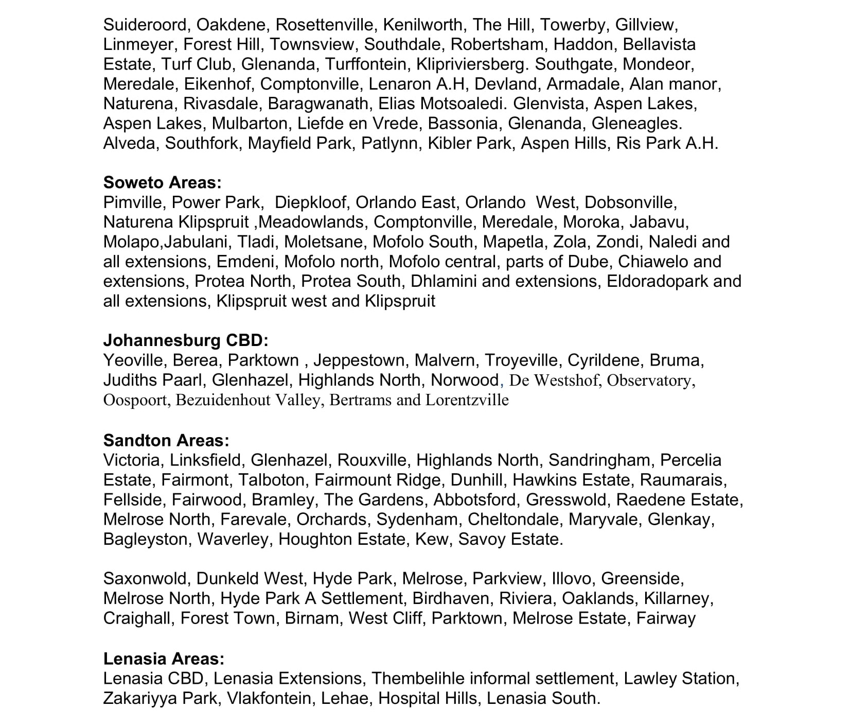 Rand Water announces 54 hour water cuts in Gauteng — here are the ...