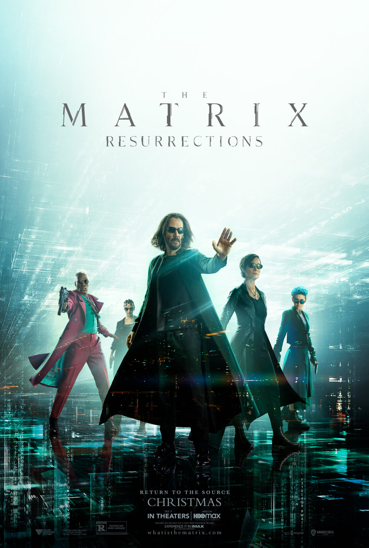 A LOOK AT: Keanu Reeves 'The Matrix Resurrections' new poster ...