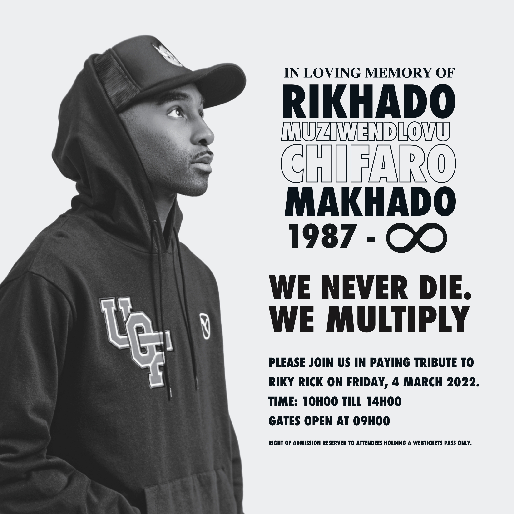 Riky Rick's Memorial Service — here's how you can attend - YOMZANSI ...
