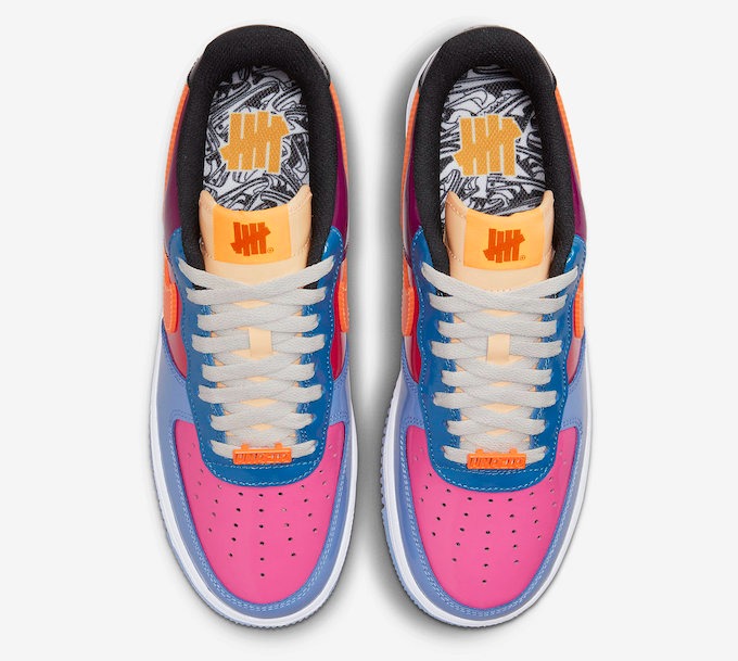 UNDEFEATED x Nike Air Force 1 Low "Multi-Patent" release date
