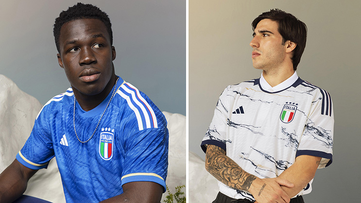 Adidas Italy Home and Away Kits 2023
