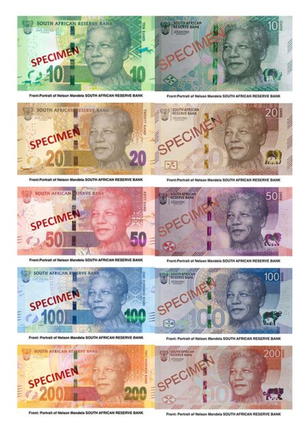 New South Africa bank notes