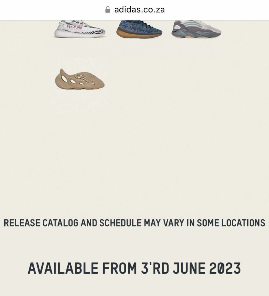 YEEZY's are back from June 1st