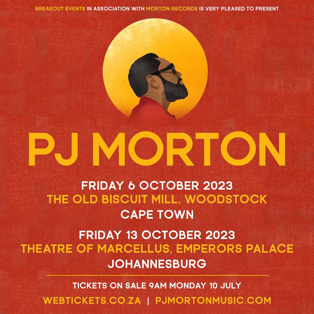 PJ Morton to perform in South Africa