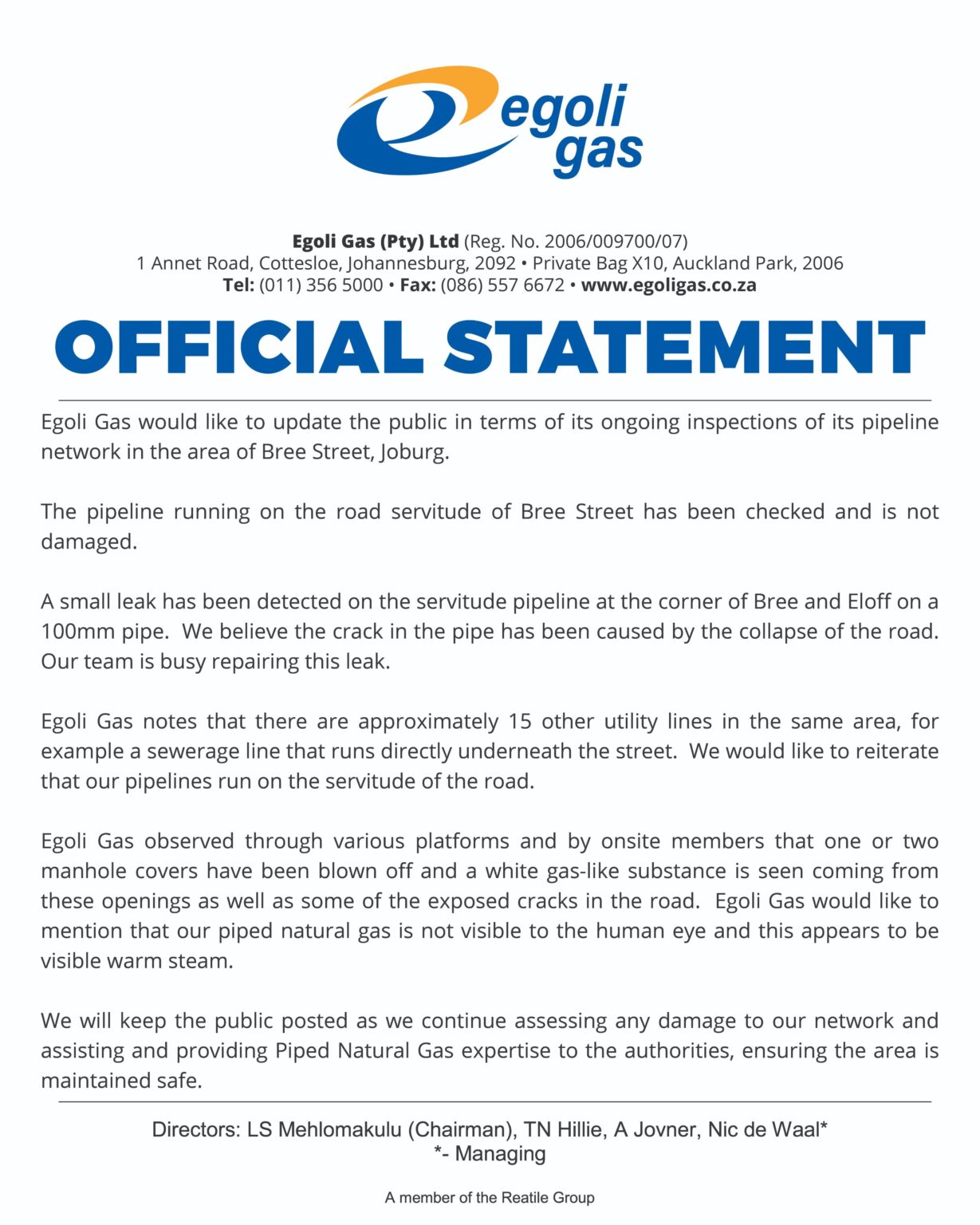 Reported gasline explosion hits Bree Street in Johannesburg CBD