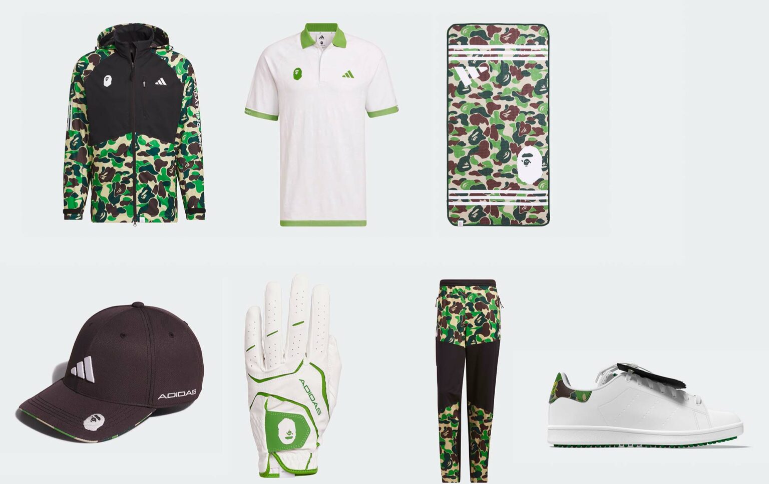 BAPE x adidas Golf 30th anniversary collection