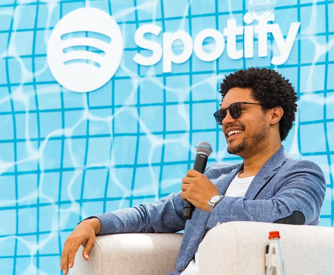 Trevor Noah x Spotify new podcast now streaming