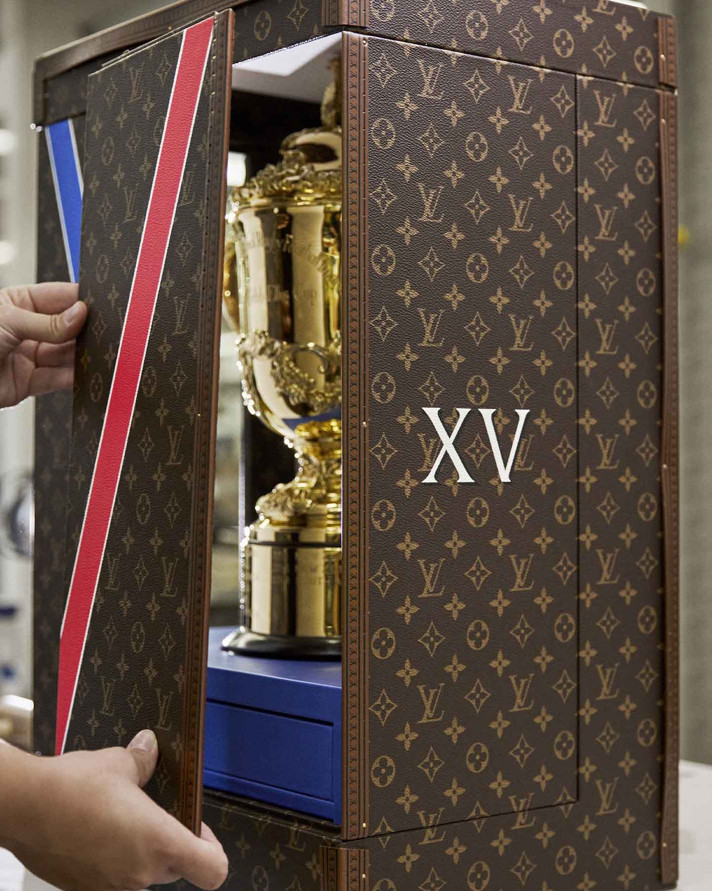 Bespoke Louis Vuitton trunk for Springboks trophy