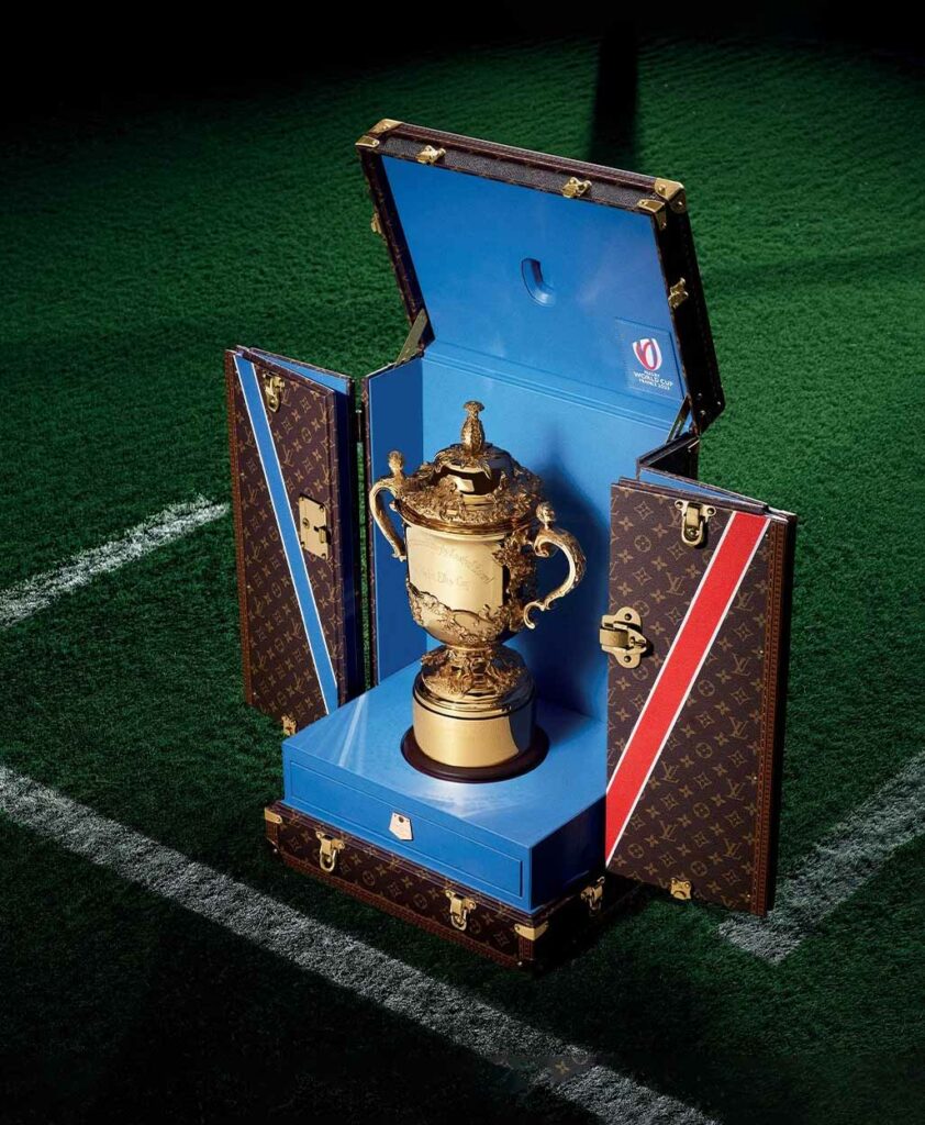 Bespoke Louis Vuitton trunk for Springboks trophy