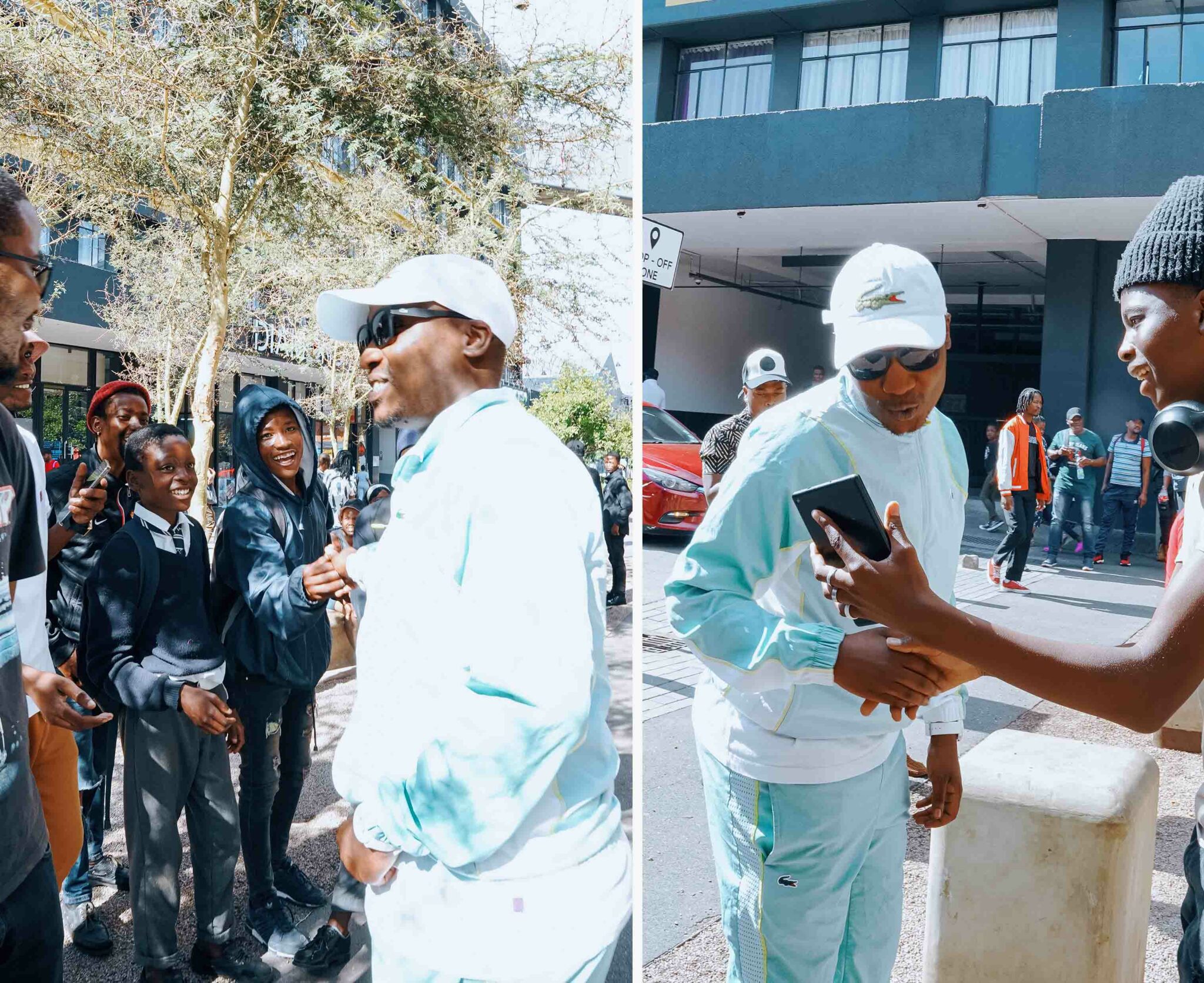 Lacoste welcomes Reece Madlisa to the family with a special mural