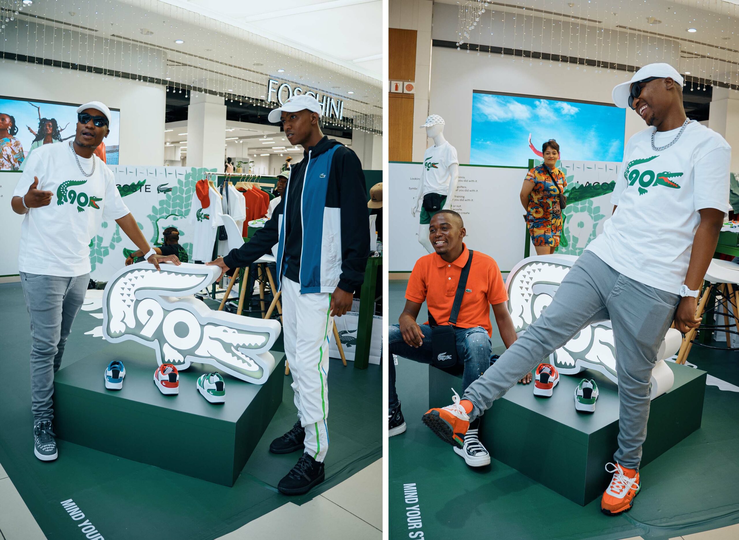 Lacoste celebrates 90 with pop-up at Sandton City