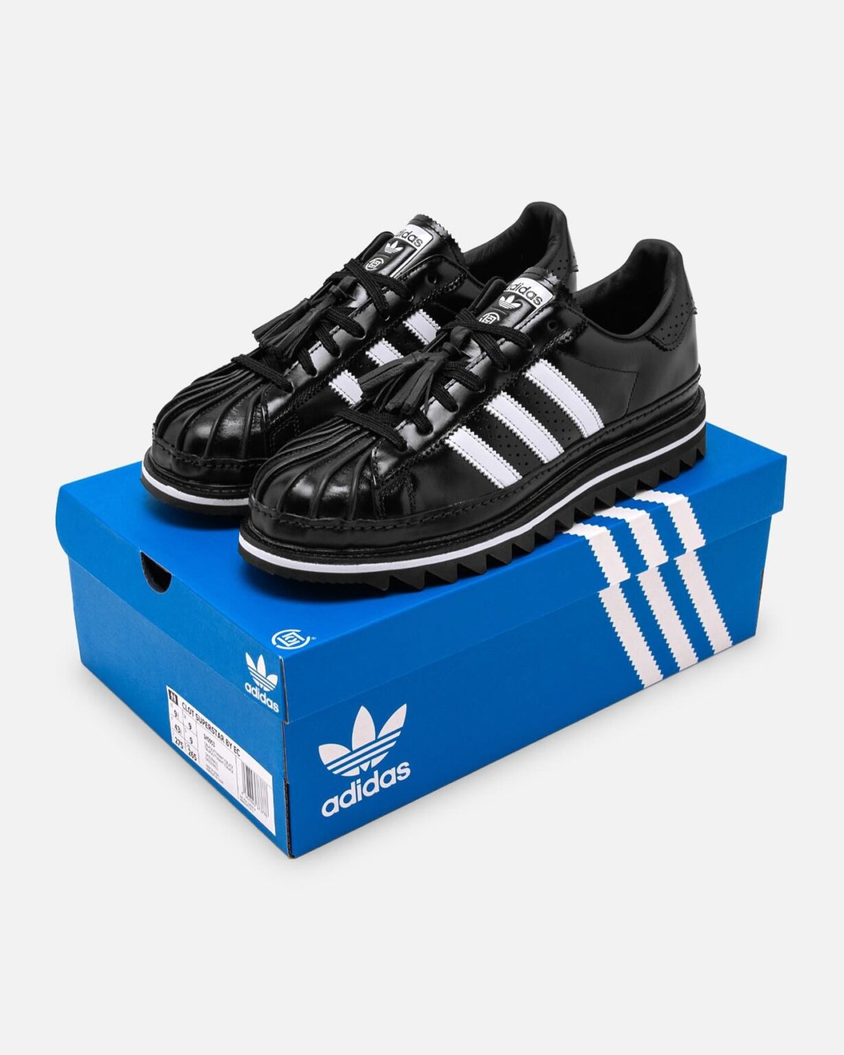 adidas & Edison Chen second CLOT Superstar release in 'Black'