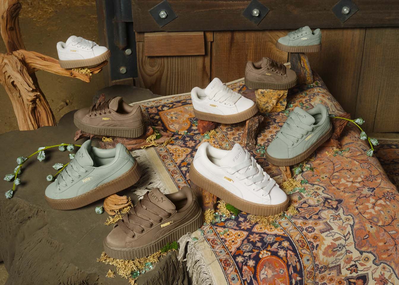 Rihanna & PUMA launch Creeper Phatty Earth Tone
