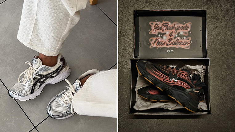 ASICS Gel-Kayano 14, JFG New Balance 1000