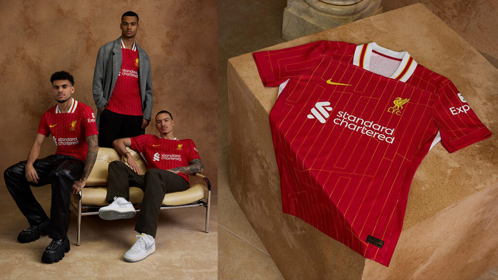 Liverpool's Nike Home Kit for 2024/25 Season