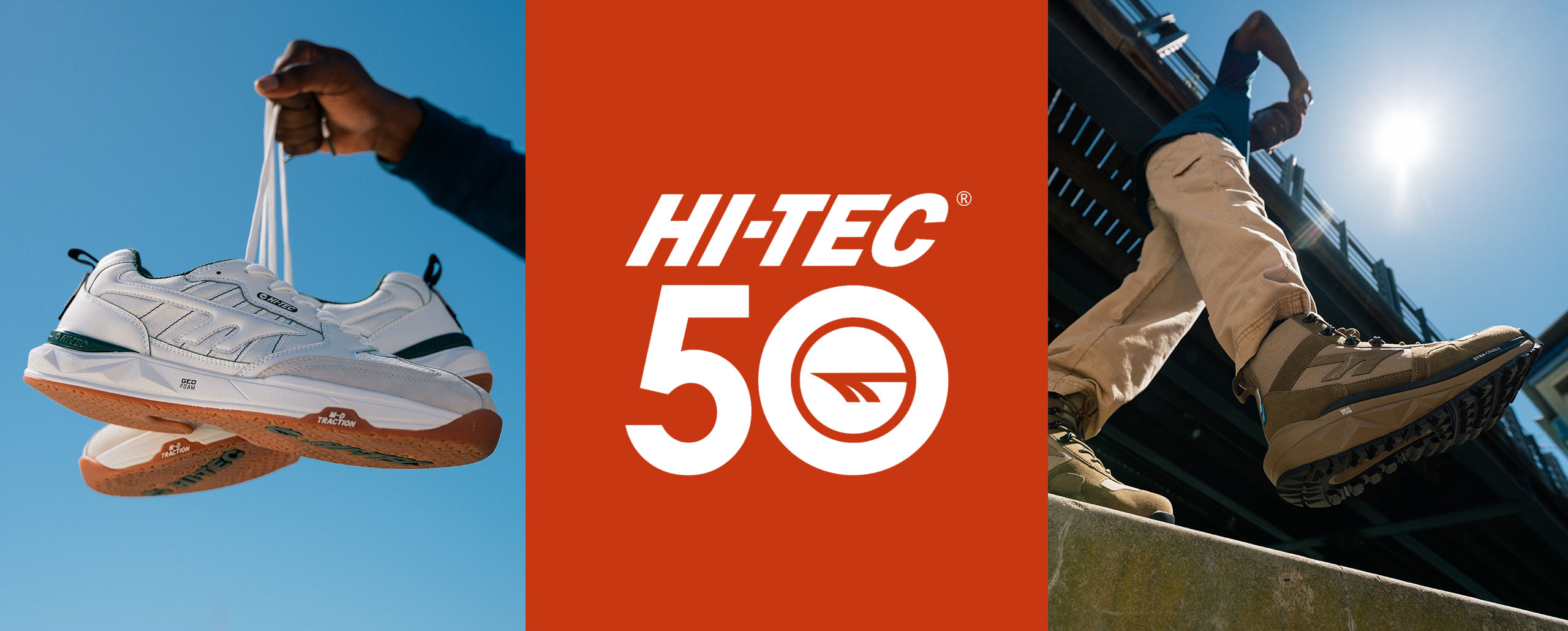 Hi-Tec is celebrating 50 Years 'Run Through Time'