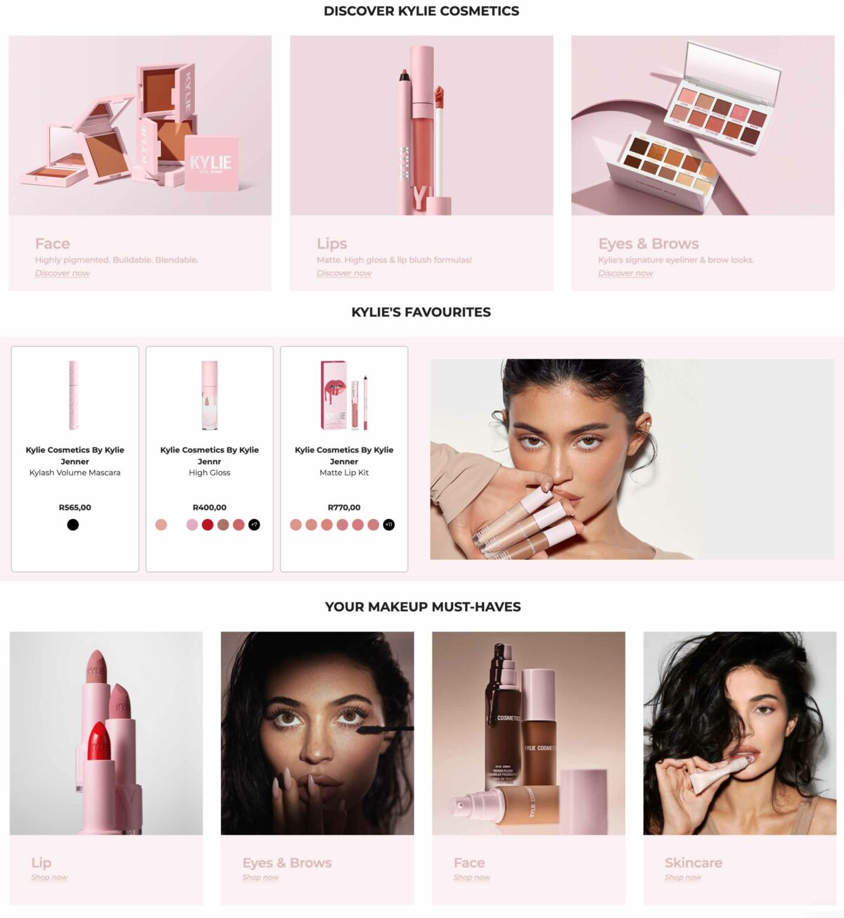 Kylie Jenner's Kylie Cosmetics launches in South Africa