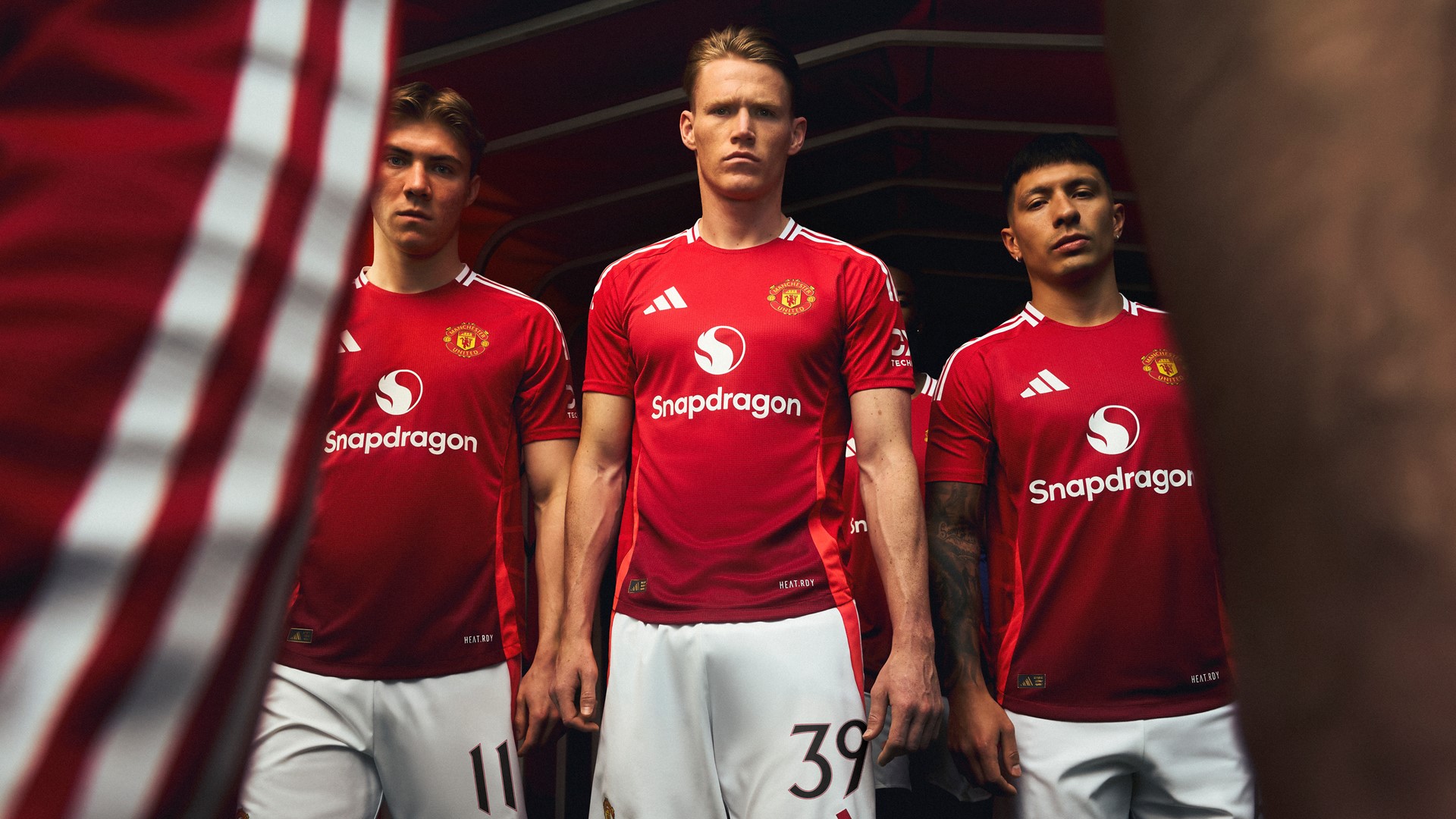 adidas & Manchester United Home Kit for 2024/25 Season
