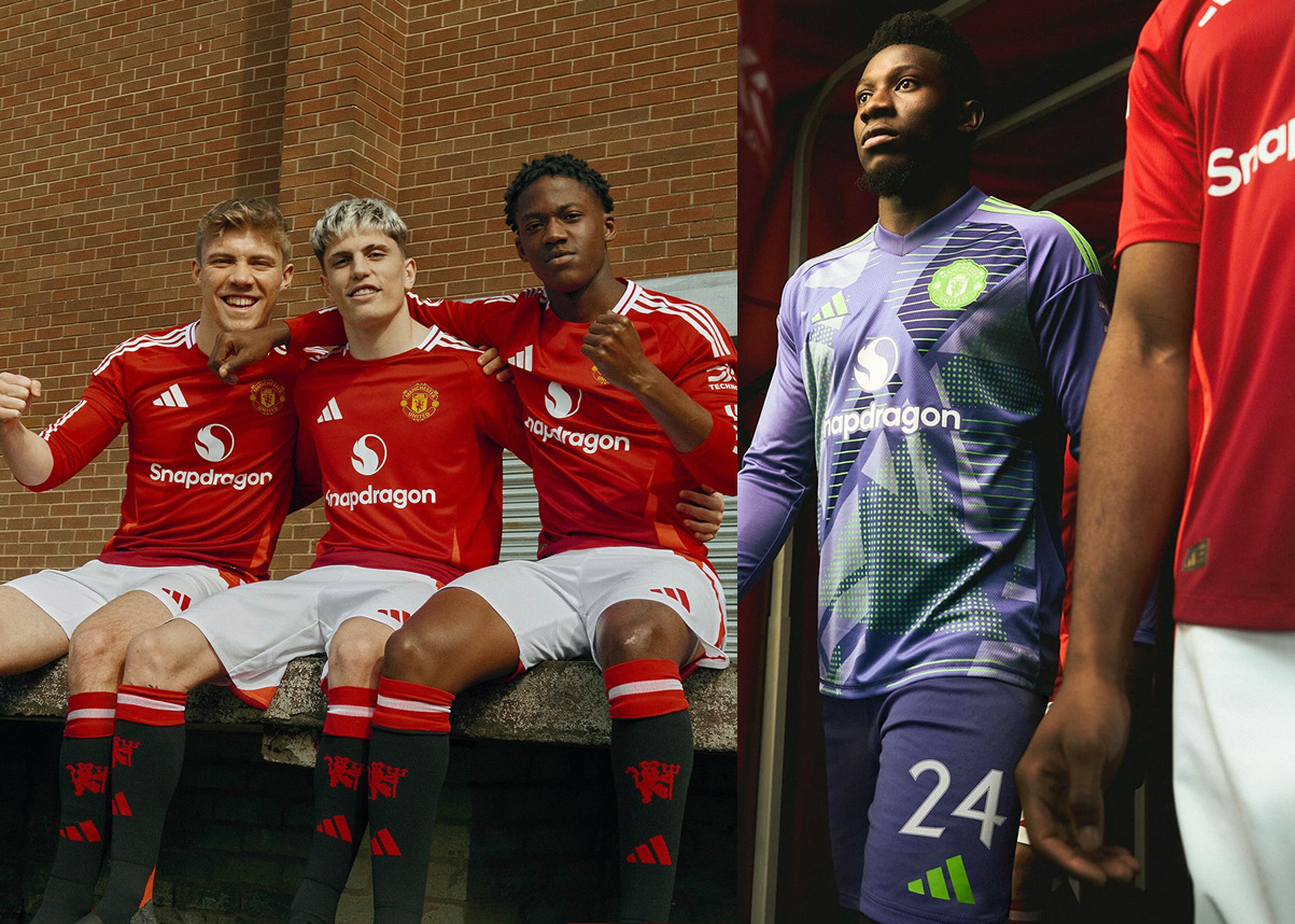 adidas & Manchester United Home Kit for 2024/25 Season