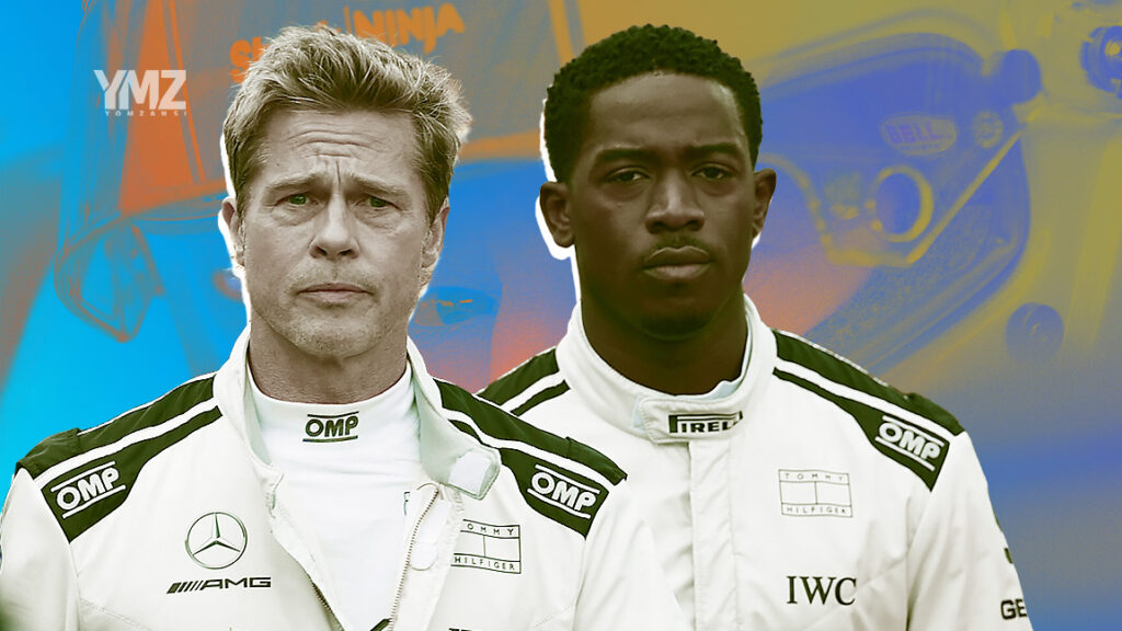Brad Pitt and Damson Idris star in Formula 1 movie 'F1'