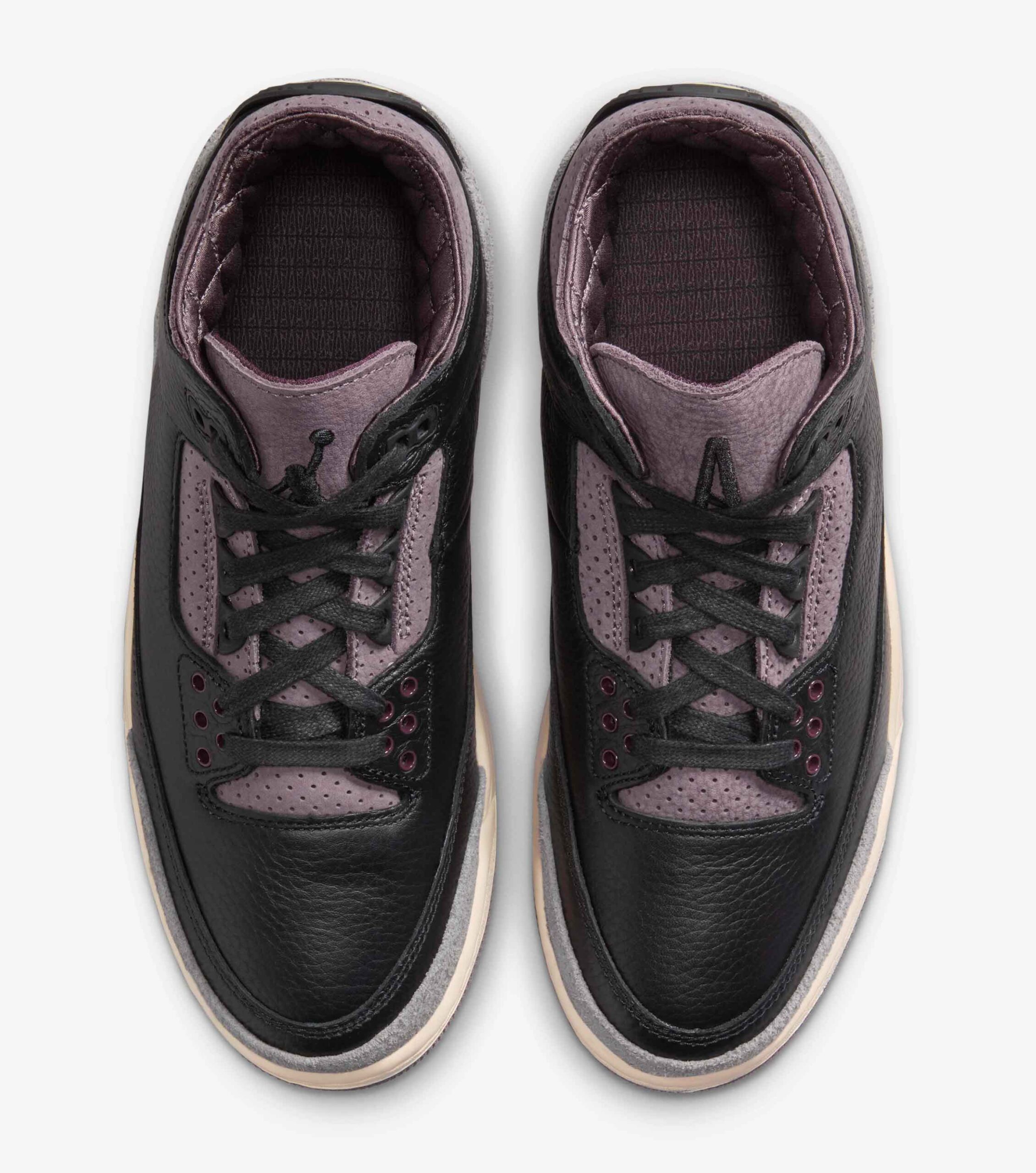 A Ma Maniére Air Jordan 3 'Black and Flat Pewter' release date