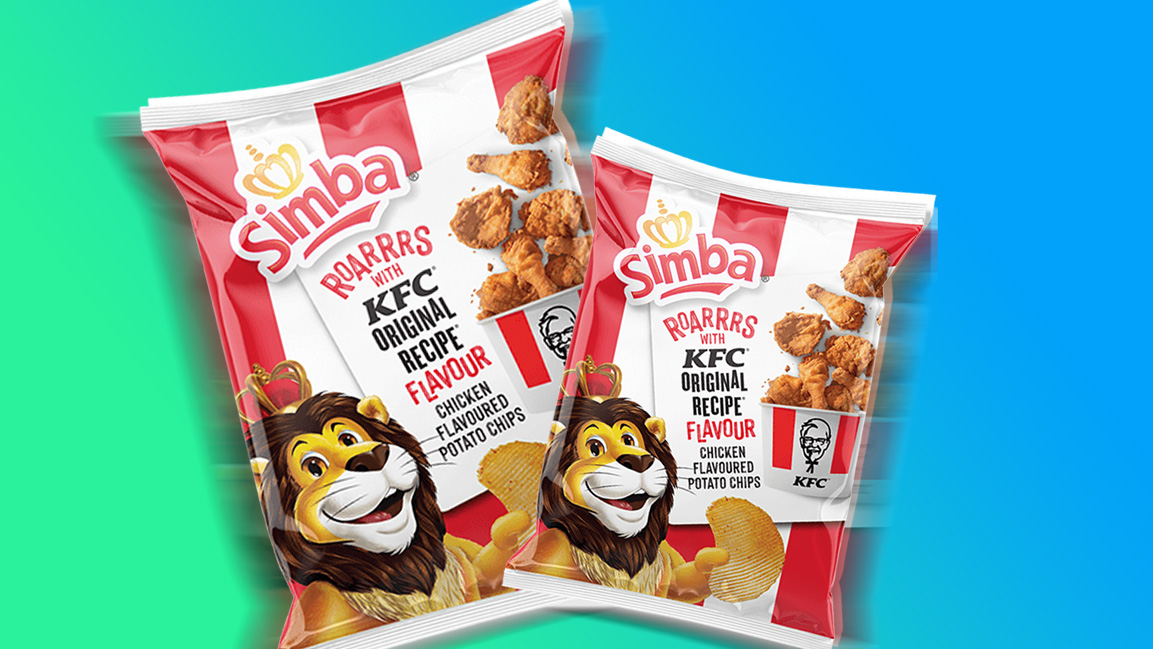 Simba and KFC new flavoured potato chips