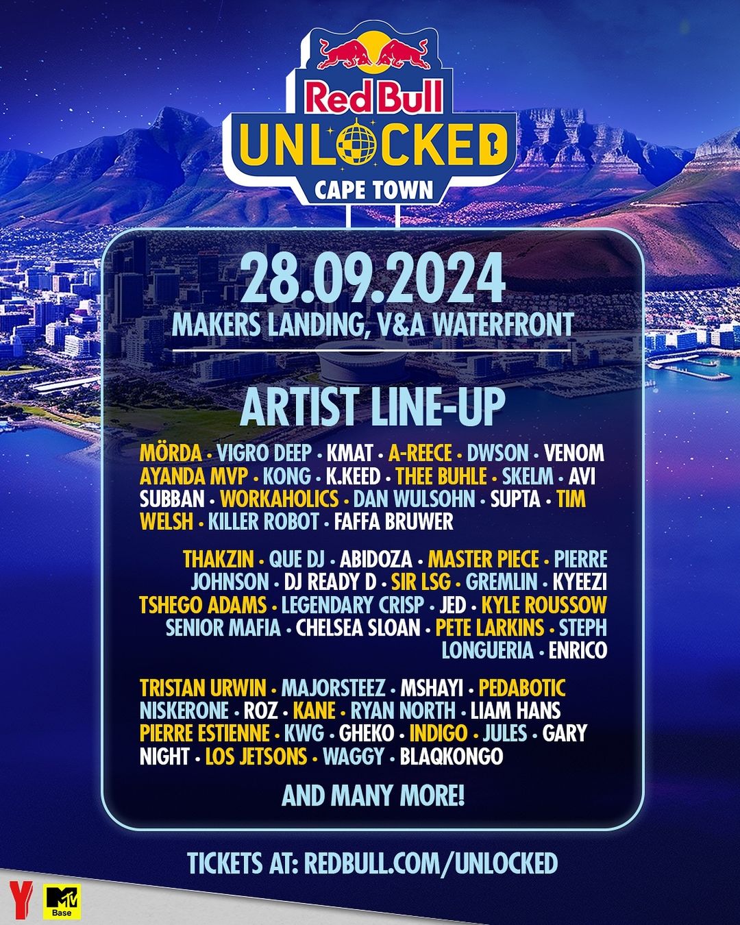 Red Bull Unlocked Cape Town on 28 September