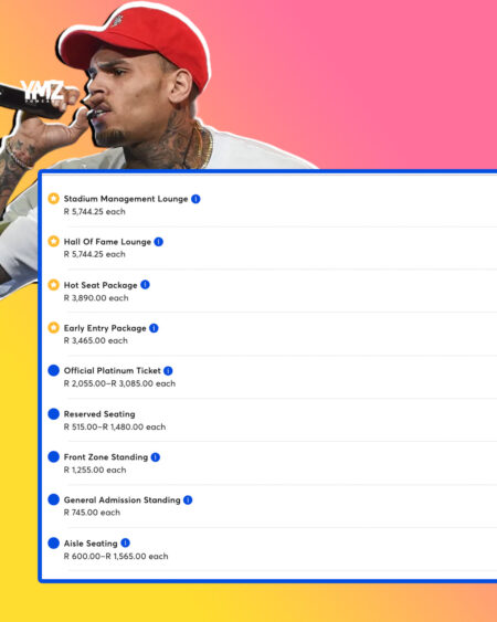 Tickets For Chris Browns Show In South Africa Fnb Stadium