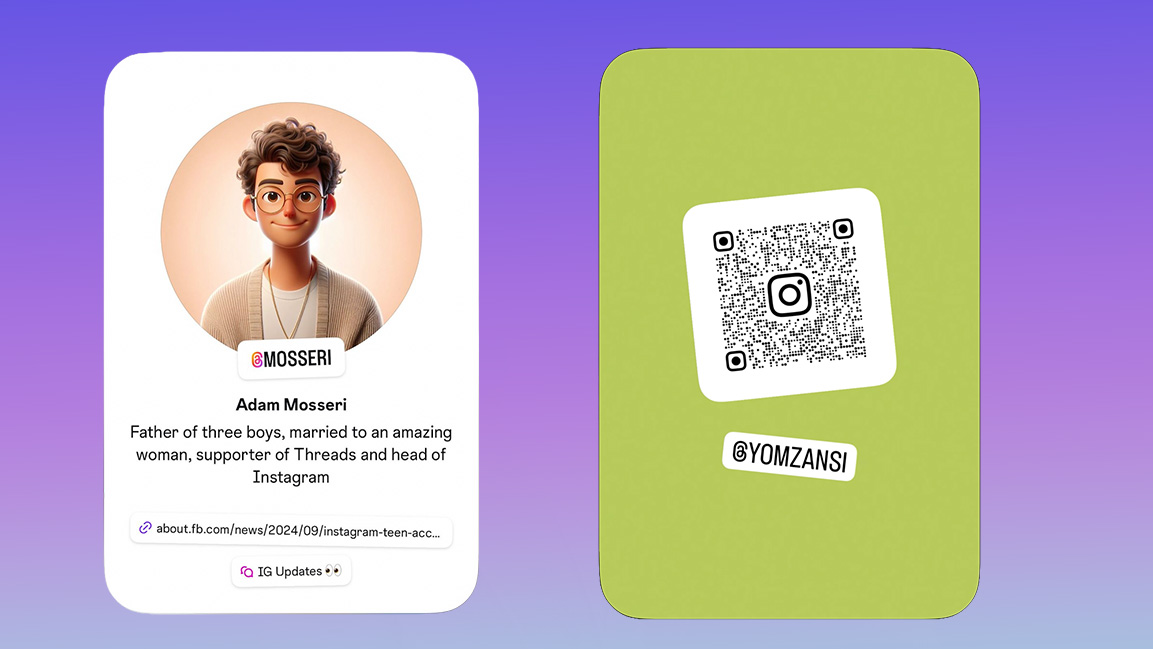 Instagram launches new digital profile cards