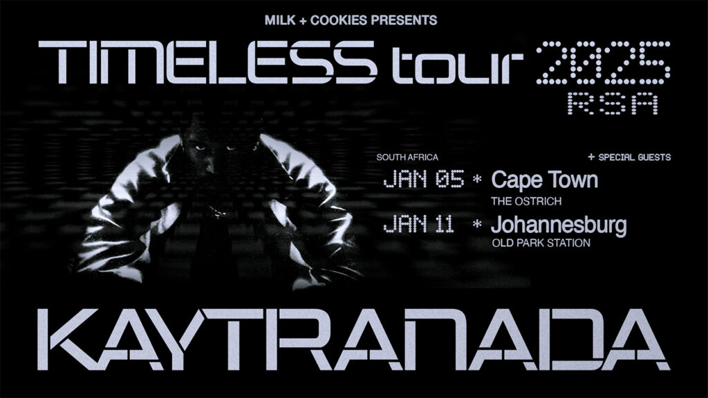 Kaytranada coming to South Africa in 2025 : Milk + Cookies Fest