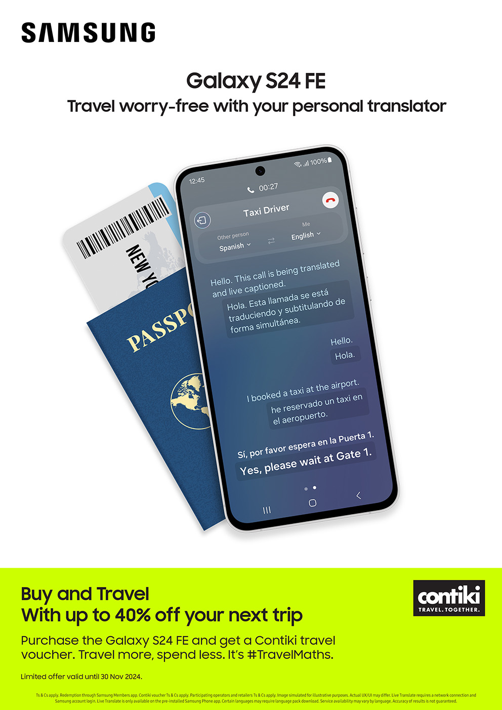 Samsung Partners with Contiki Travel for Exclusive Summer Offer