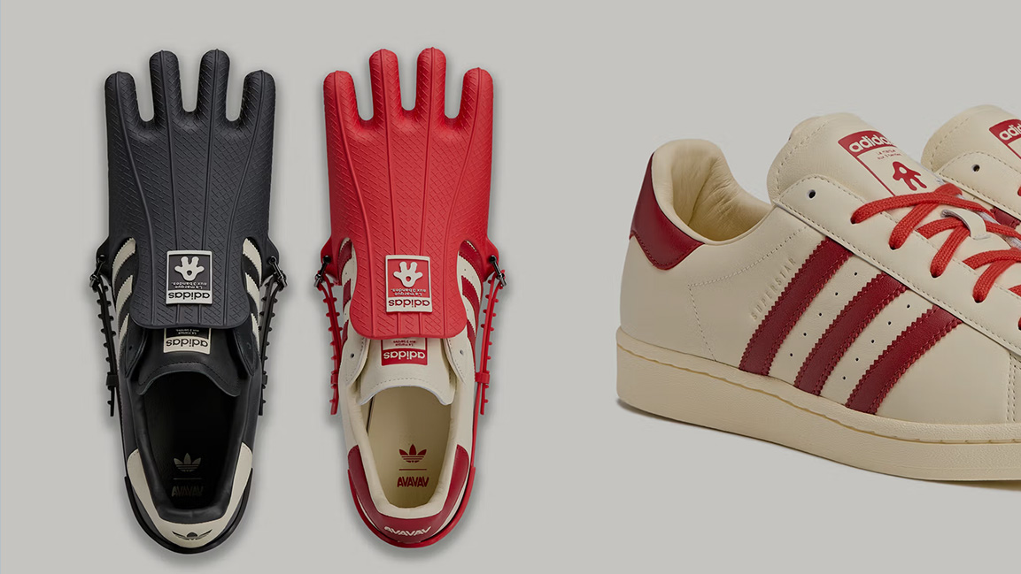 Adidas and AVAVAV Superfinger Superstar
