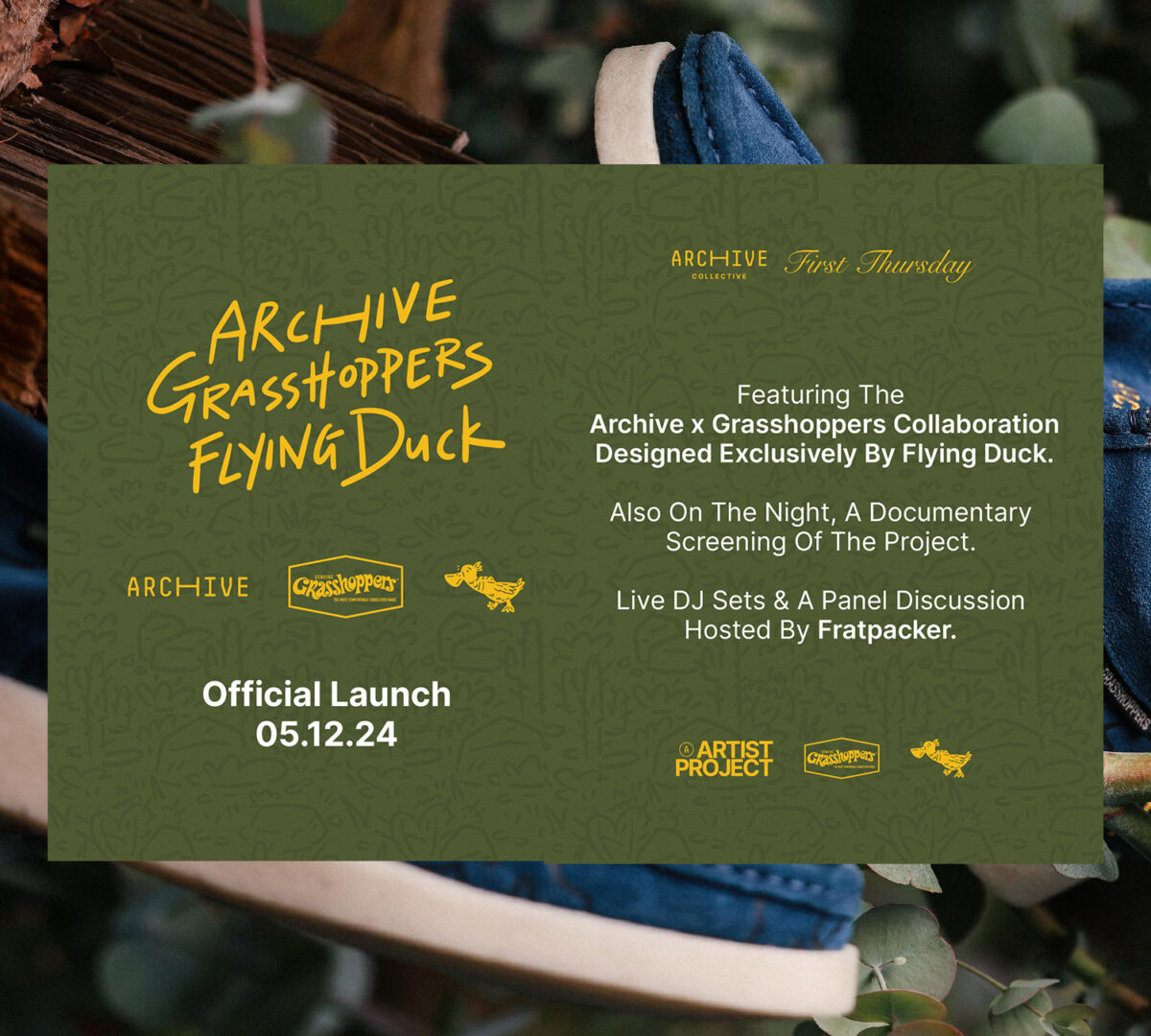 Archive x Grasshoppers x Flying Duck