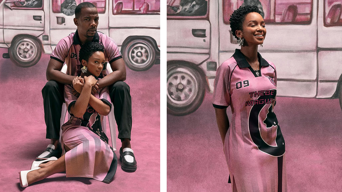 Zakes Bantwini & Nandi Madida for 'Magugu F.C. Valentine's drop
