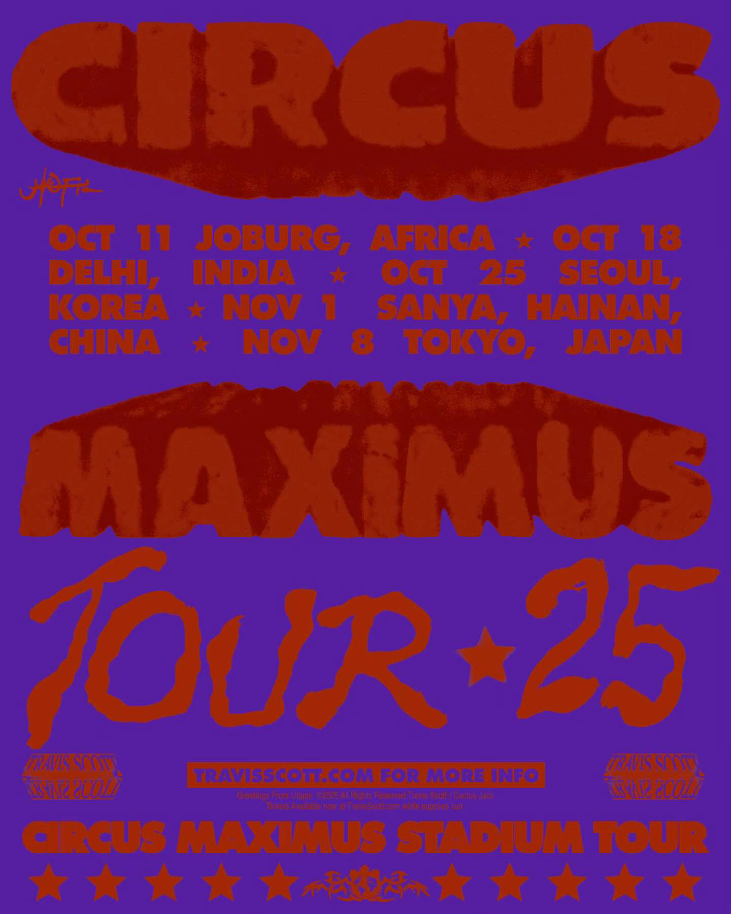 Travis Scott in Joburg FNB Stadium This October 2025