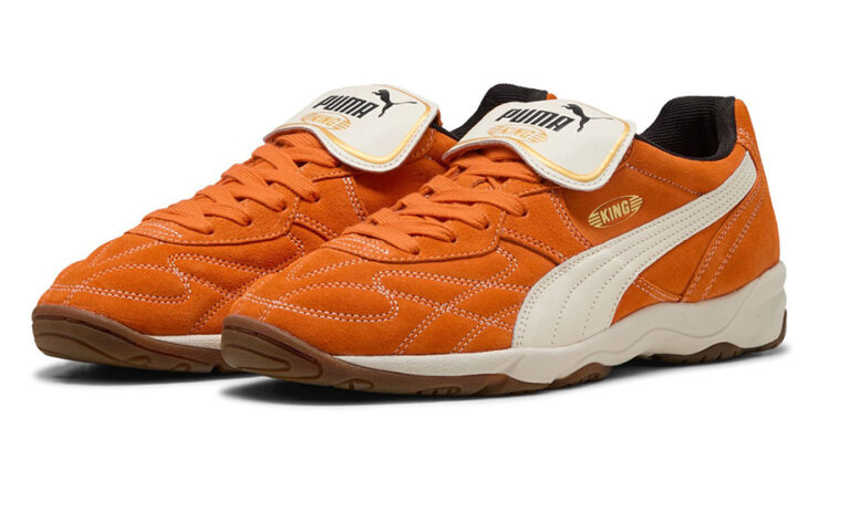 PUMA King Indoor 'Maple Syrup' release date