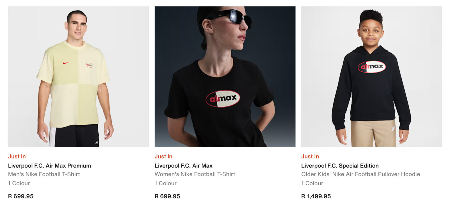 Liverpool FC and Nike launch new Air Max collection