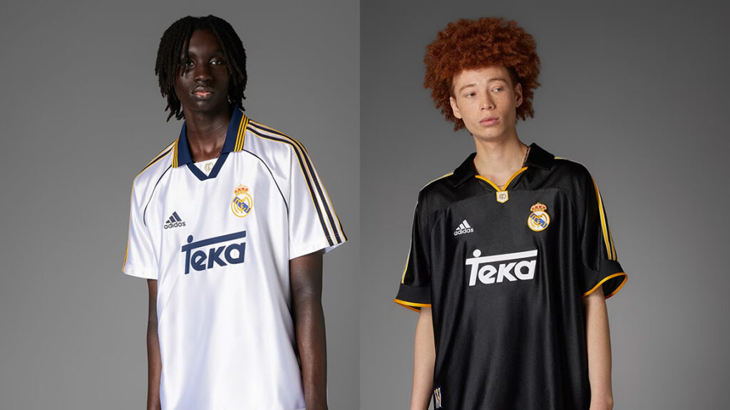 adidas & Real Madrid bring back iconic 1999 kits for new collection ...