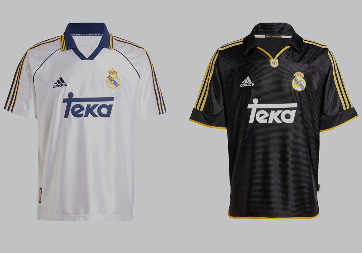 adidas & Real Madrid bring back iconic 1999 kits for new collection ...