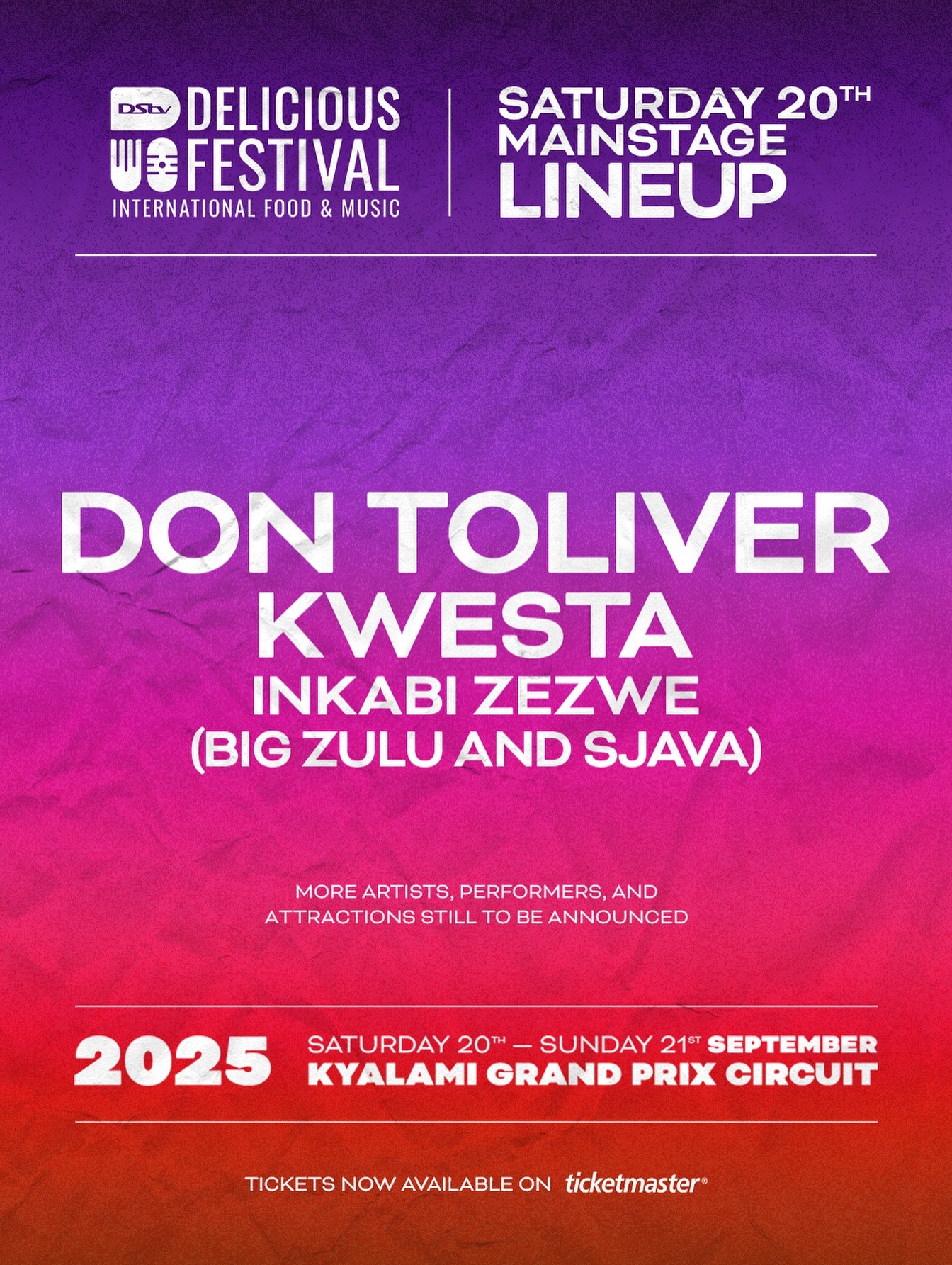 Don Toliver to headline Saturday line-up at DStv Delicious