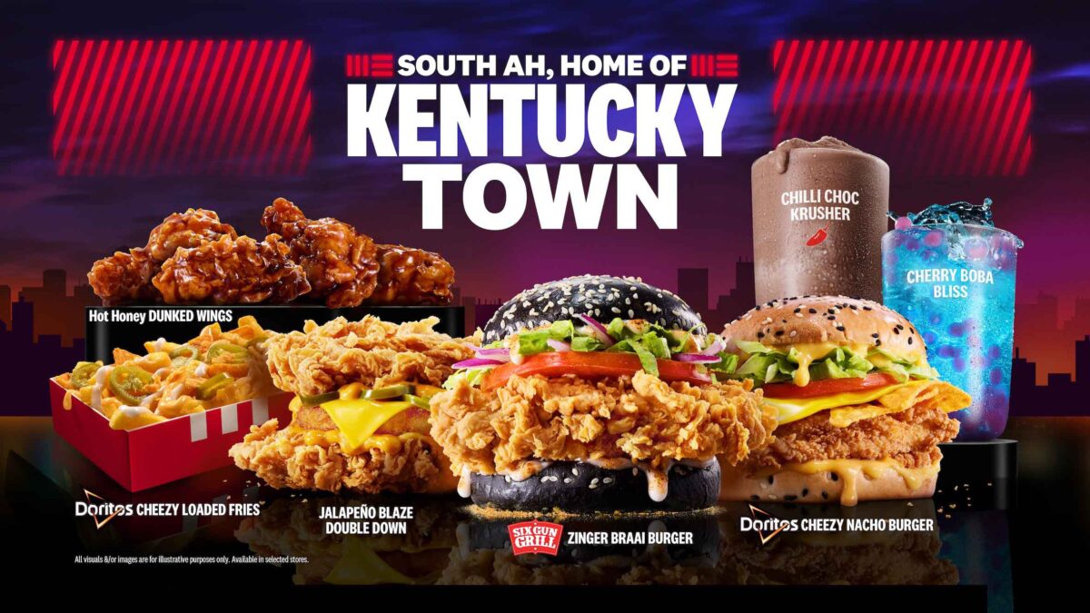 Tyshon Lawrence lands in SA for KFC’s Kentucky Town menu